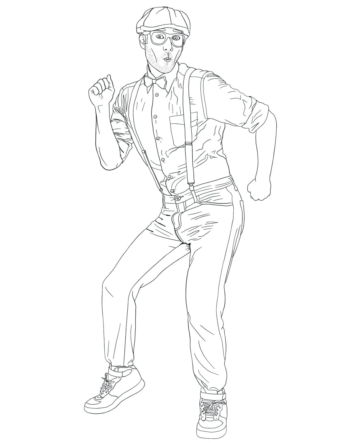 63 Blippi Kleurplaat - Download en Print gratis