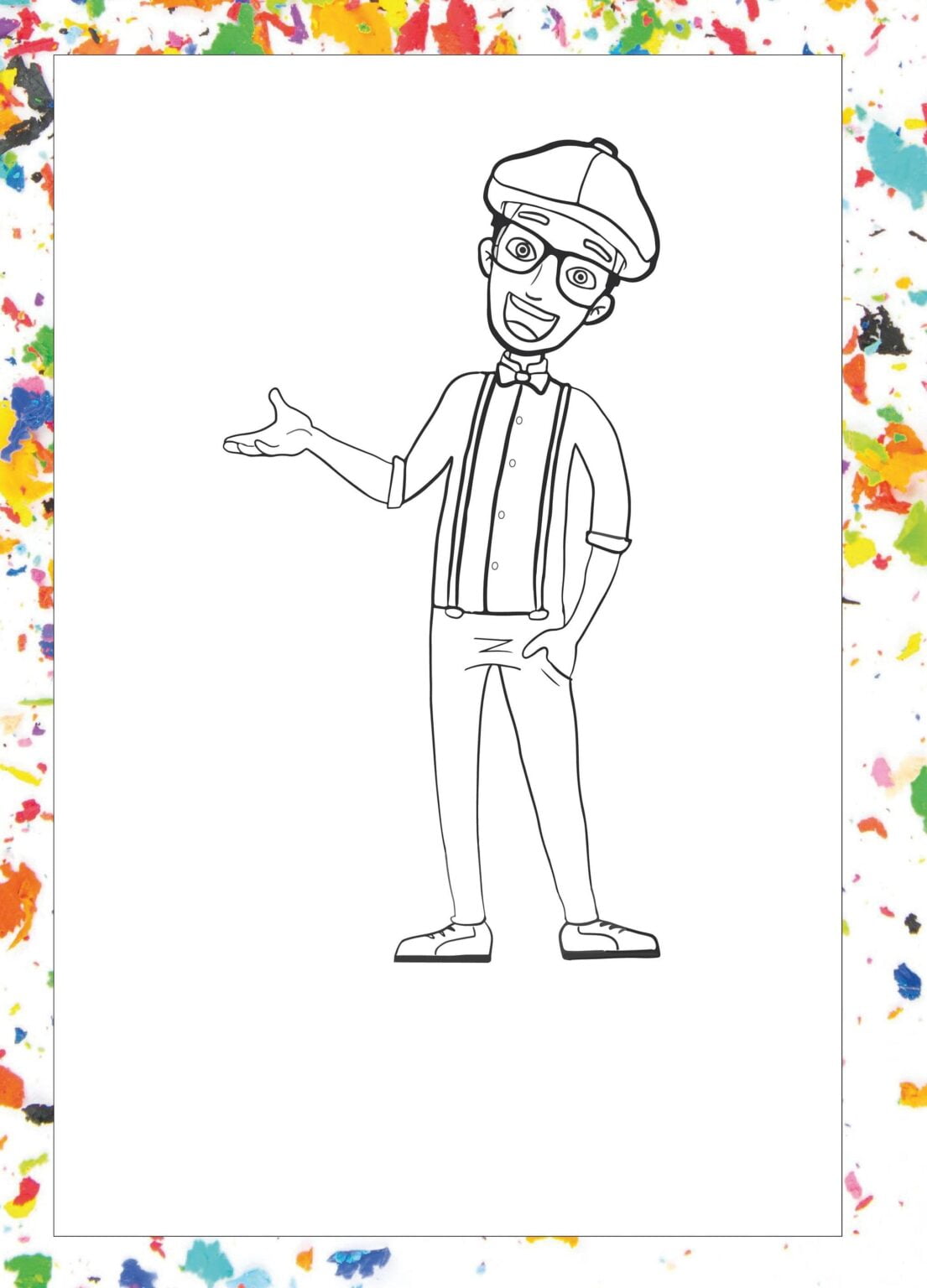 63 Blippi Kleurplaat - Download en Print gratis