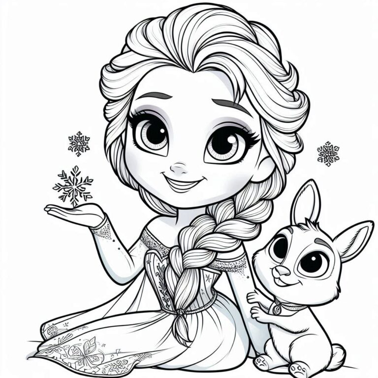 47 Frozen Para Colorear: Plantillas Gratis En ColorearW.com