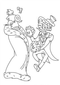 35 Pomni coloring pages - Instant Online Fun!