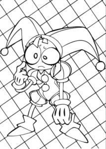 35 Pomni coloring pages - Instant Online Fun!