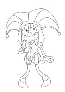 35 Pomni coloring pages - Instant Online Fun!