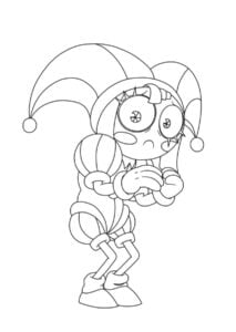 35 Pomni coloring pages - Instant Online Fun!