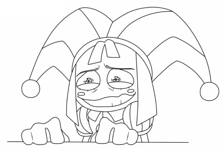 35 Pomni coloring pages - Instant Online Fun!