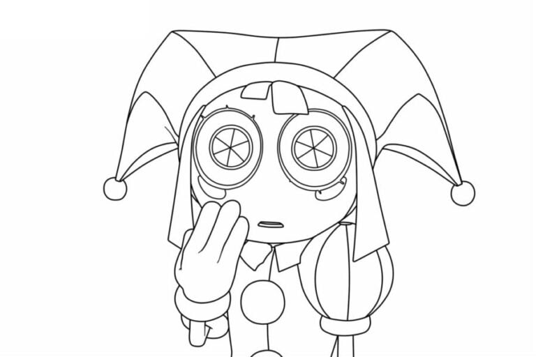 35 Pomni coloring pages - Instant Online Fun!