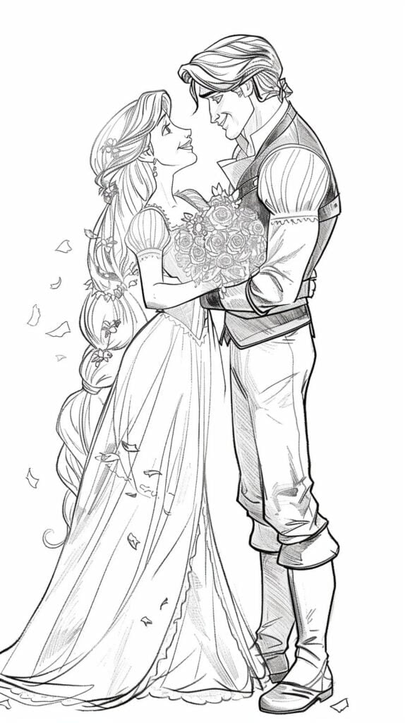 119 Rapunzel Para Colorear - Imágenes Gratis Para Colorear