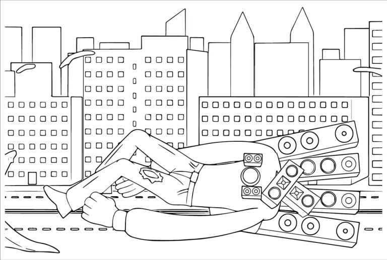 31 Titan Speakerman Coloring Pages - Creative Fun
