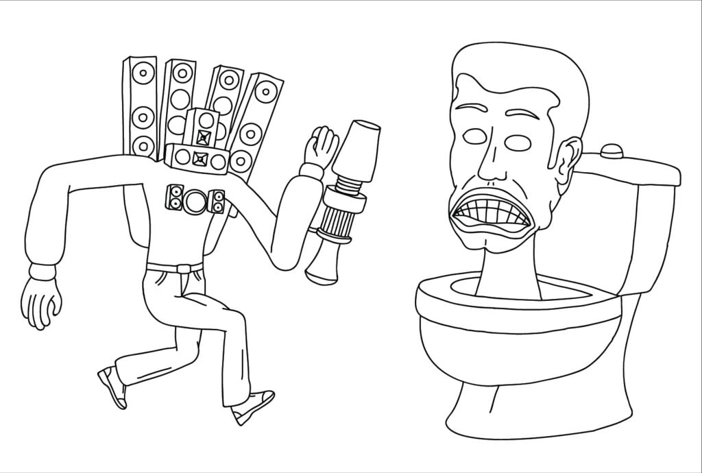 31 Titan Speakerman Coloring Pages - Creative Fun