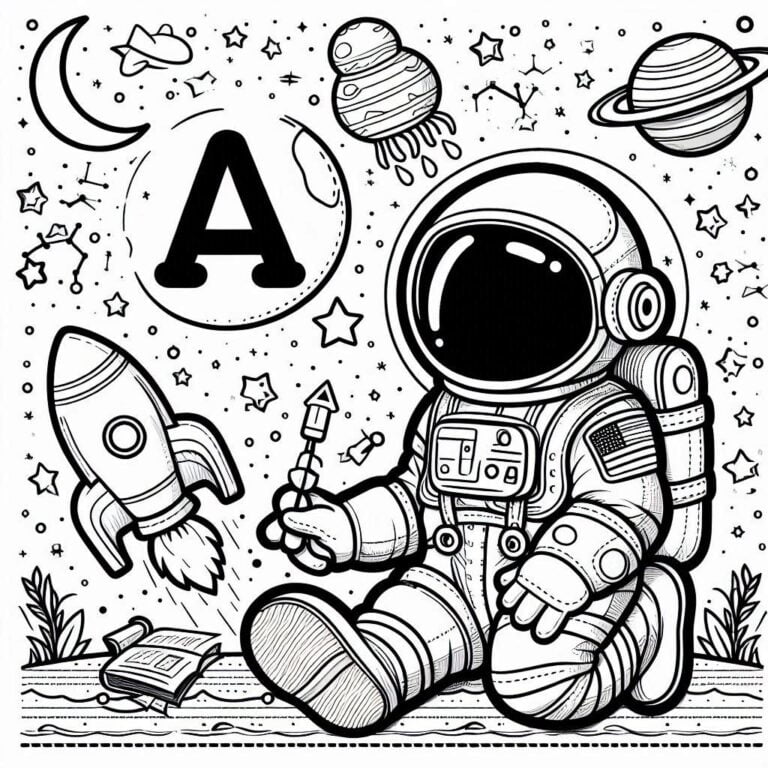 95 Letras Para Colorear - ¡Descarga E Imprime Gratis!