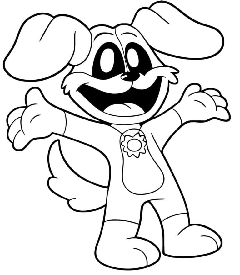 53 Smiling Critters coloring pages: Smiling Critters