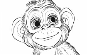 57 Chango Para Colorear: Imágenes Divertidas Para Colorear