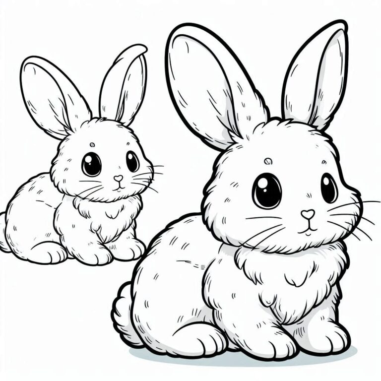 48 Rabbit coloring pages - Download and Print for Free Now!