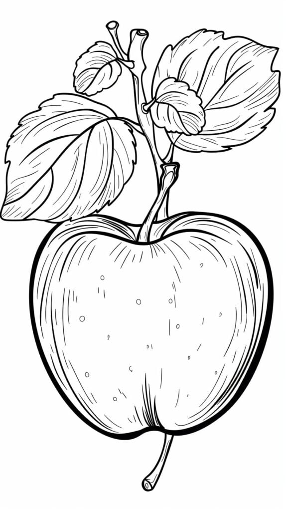 111 Manzana Para Colorear: ¡Descarga Y Disfruta Online!