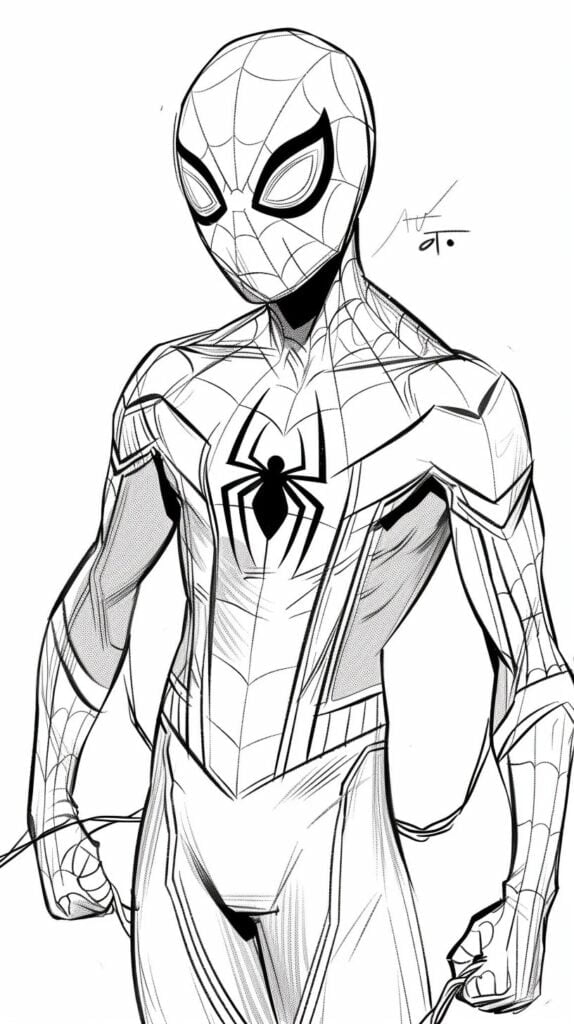 42 Miles Morales da colorare:Scarica e divertiti