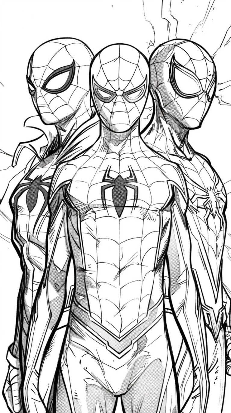 42 Miles Morales Coloring pages: Download and enjoy