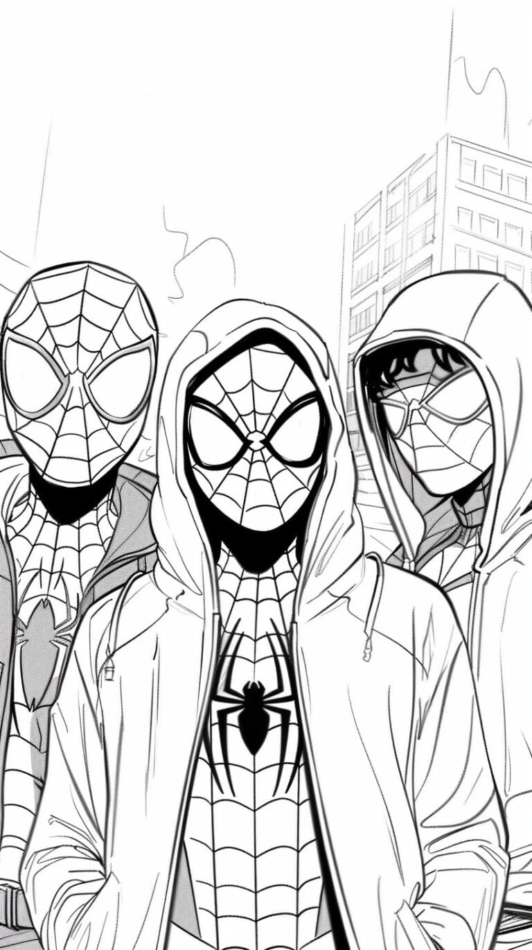 42 Miles Morales Para Colorear:Descargar Y Disfrutar