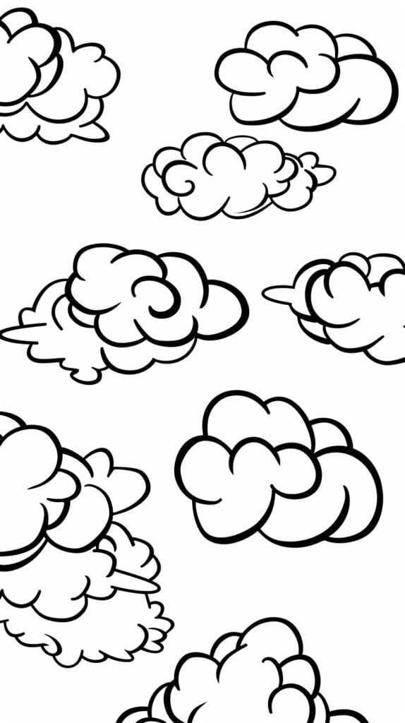 78 Nuvola da colorare: disegni da colorare gratuiti!