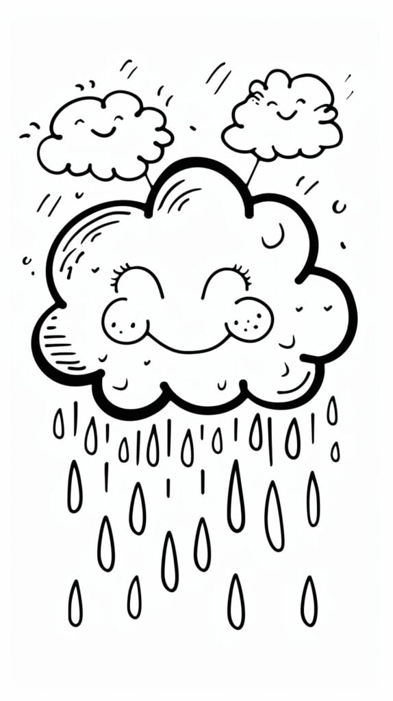 78 Nuvola da colorare: disegni da colorare gratuiti!