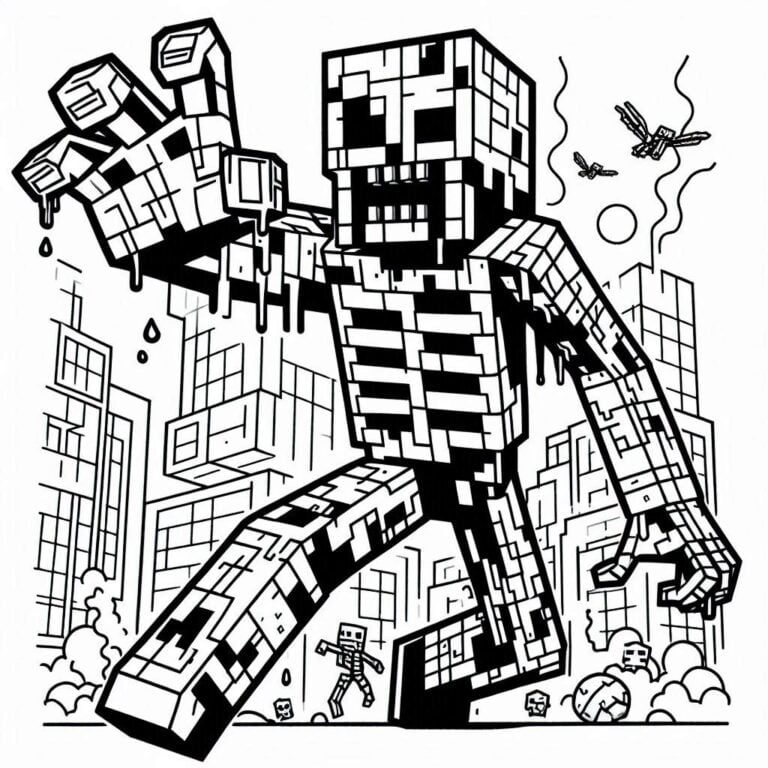 292 Minecraft Para Colorear Gratis: Descarga E Imprime Ya