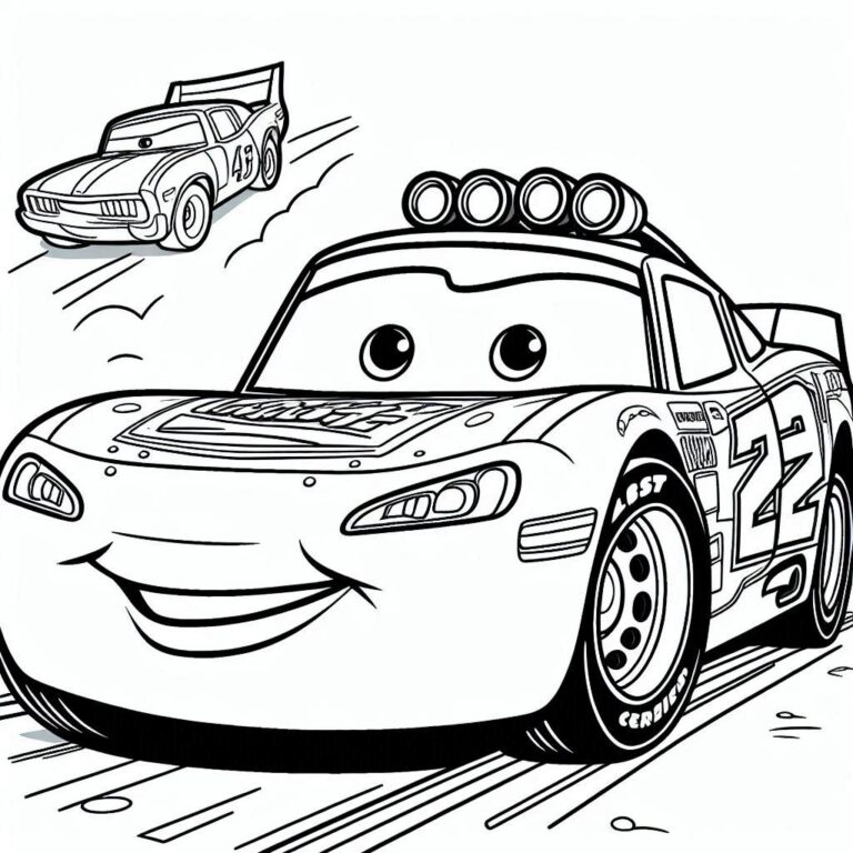 35 pages à colorier Disney Cars : pages à colorier en ligne gratuites