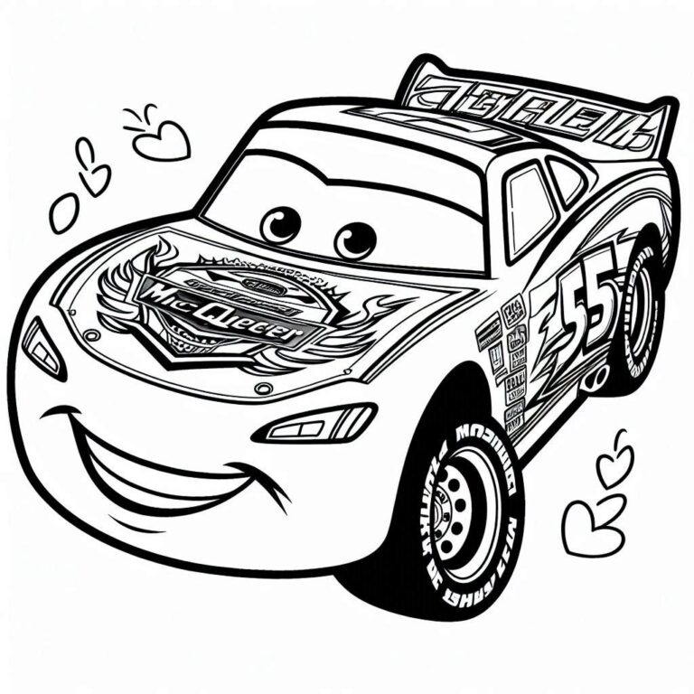 35 pages à colorier Disney Cars : pages à colorier en ligne gratuites