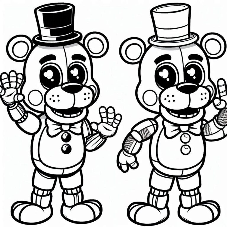 52 Freddy da colorare - Stampa e divertiti