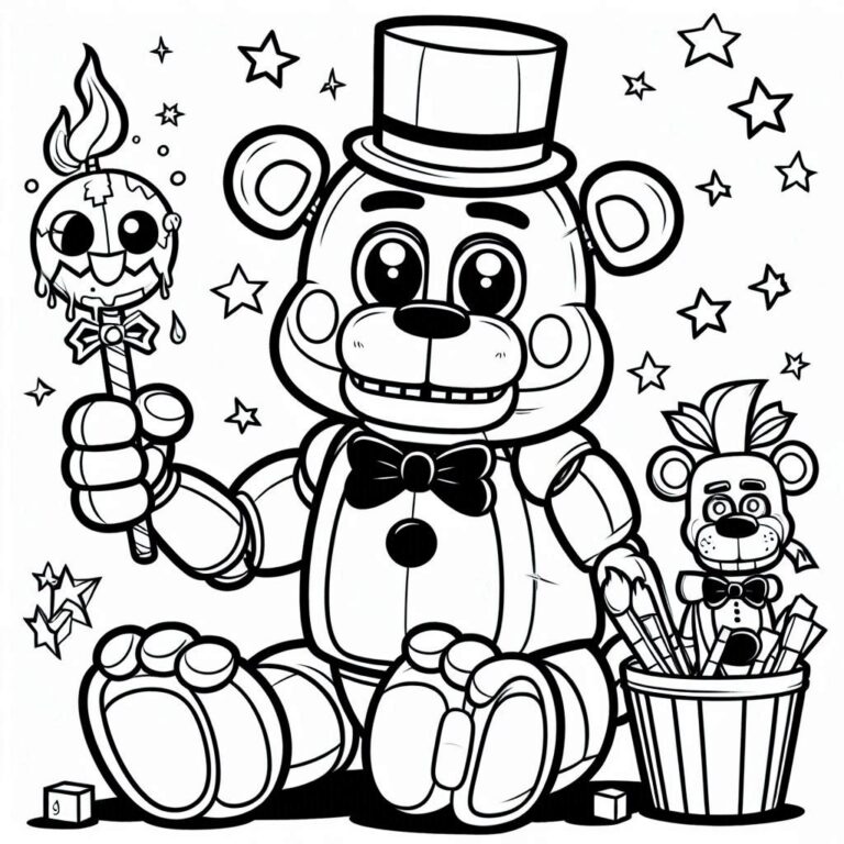 52 Freddy Coloriage - Imprimez et appréciez