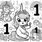 36 Número 1 Para Colorear: Imprime Y Descarga Gratis