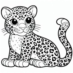 67 Leopardo Para Colorear - Descarga E Imprime